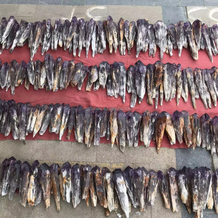 Wholesale Large Amethyst Rough Point Raw Stones Rock Quartz Crystal ...
