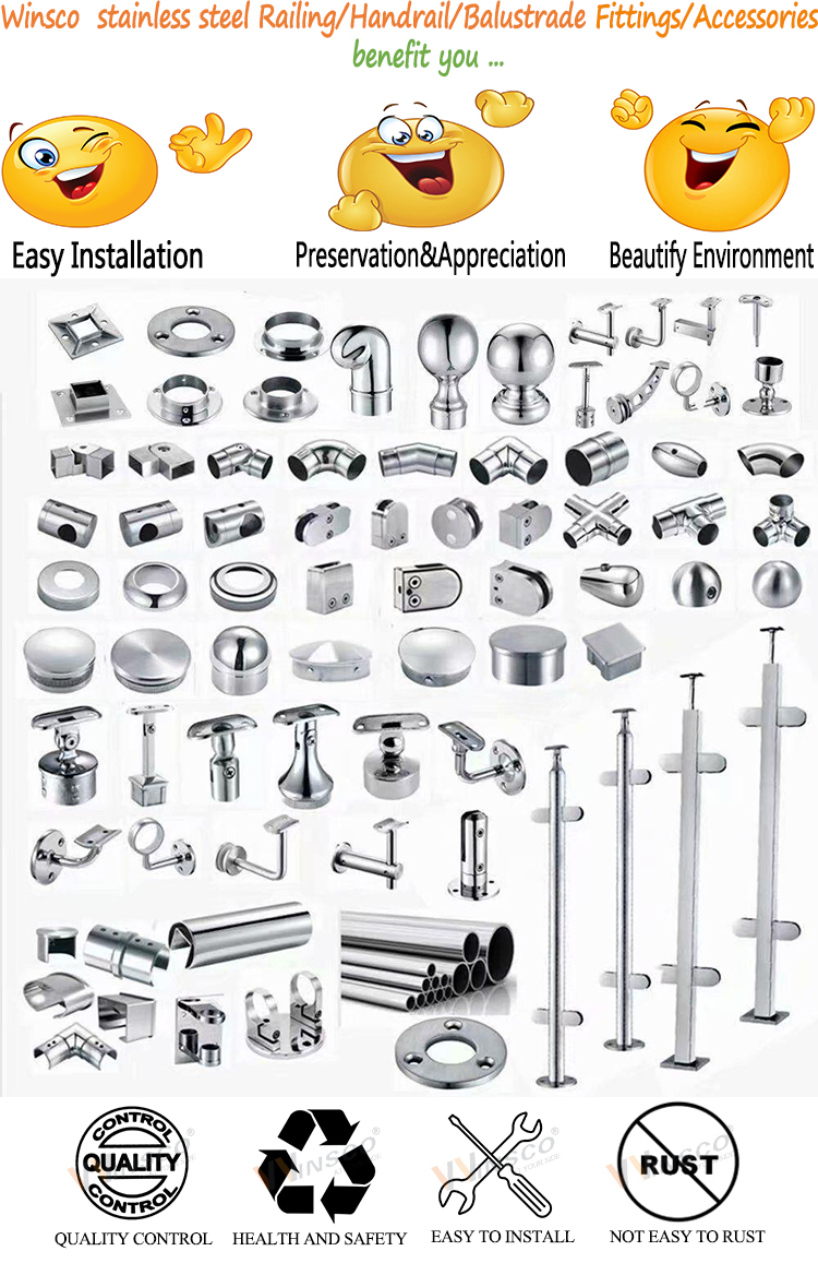 No Burr 38.1mmx100mmx1.5mm Aisi 201 Pipe Connector Inox Post ...