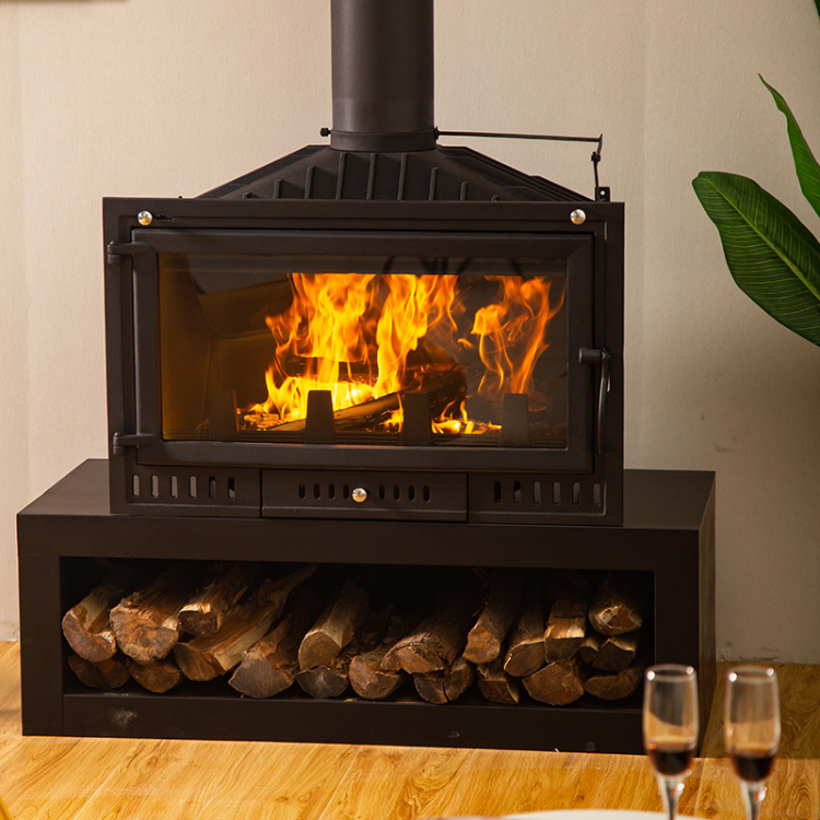 High Quality Europe Market Cast Iron Wood Burning Stove Wood Oven Stove With Water Heater ...