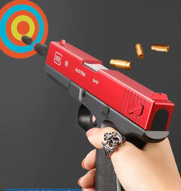 Hot Selling G18 Soft Bullet Toy Gun Soft Bullet Pistol With Shell ...