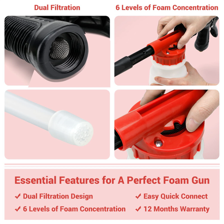 Buy Wholesale China Car Wash Soap Sprayer, 6 Levels Of Foam ...