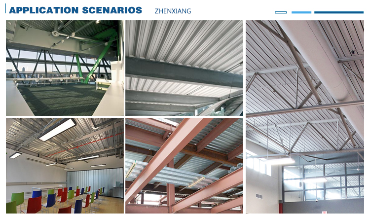 Corrugated Steel Floor Decking Steel Slab Sheet Composite Slab Metal ...