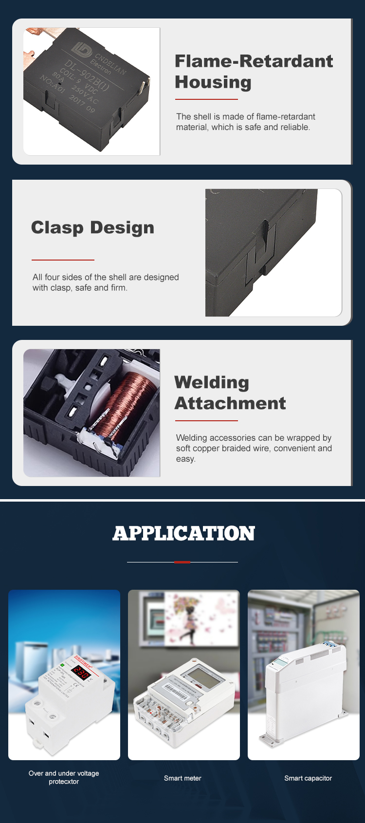 Electric Overload Relays Miniature High Power Motor Protection Relay ...