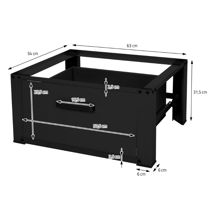 Bulk Buy China Wholesale Front Load Washing Machine Stand Base Laundry ...
