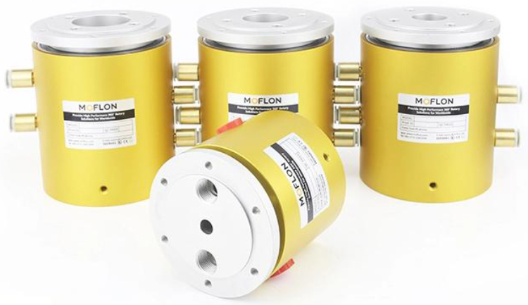 Moflon High Temp Pneumatic Hydraulic Air Water Electrical Swivels Joint ...