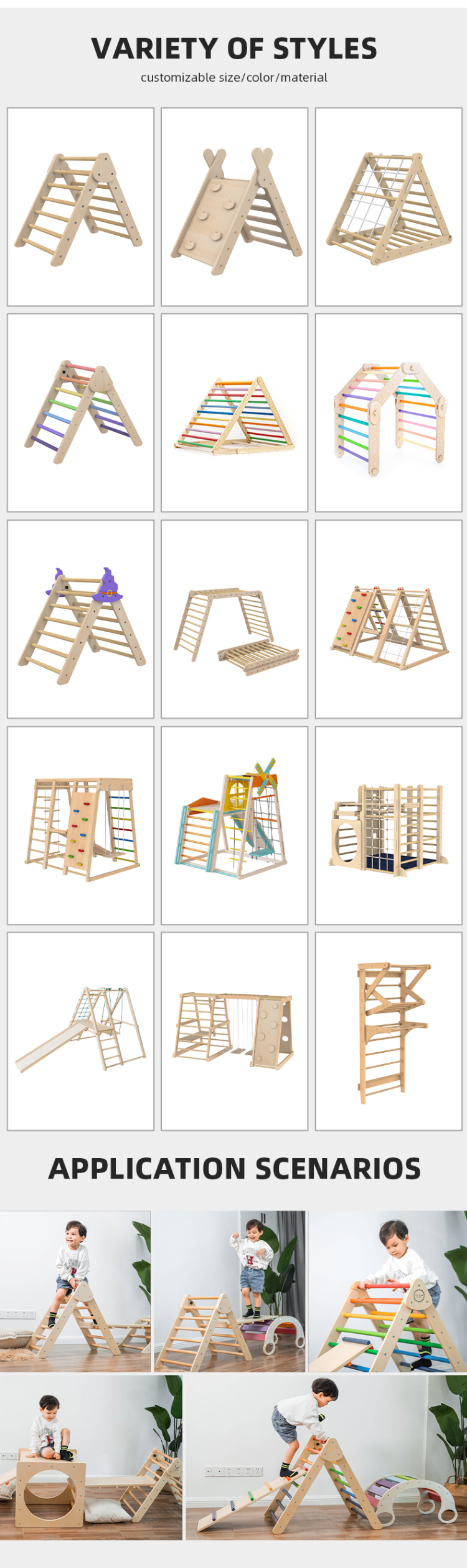 Buy Wholesale China Wooden Foldable Montessori Pickler Triangle ...