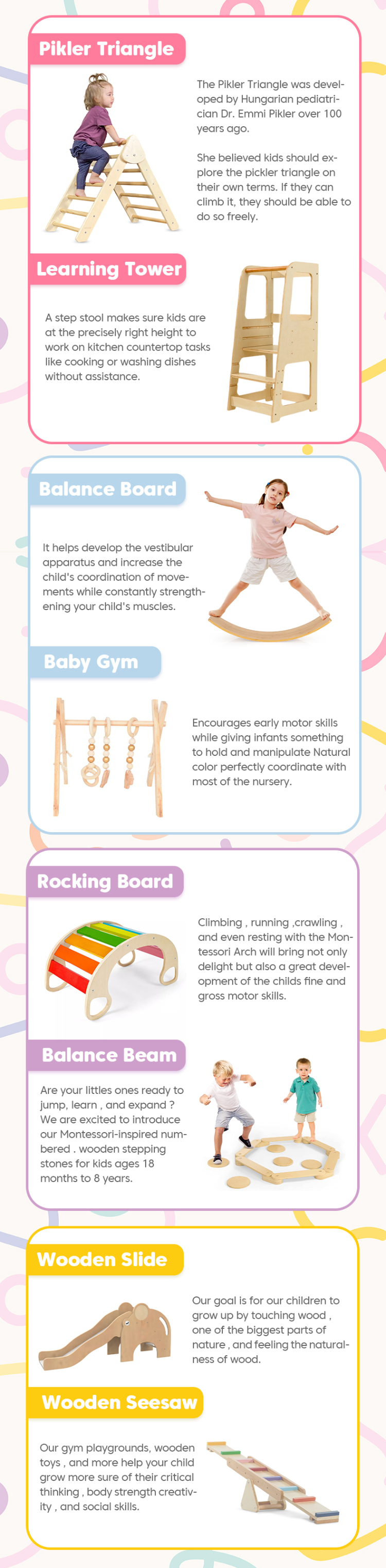 Buy Wholesale China Wooden Foldable Montessori Pickler Triangle ...