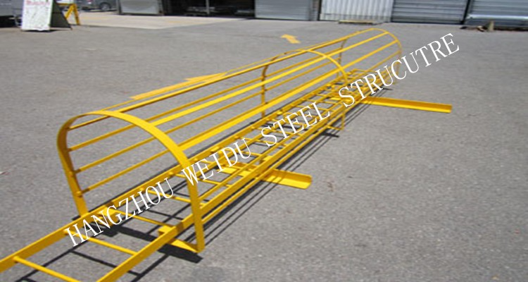 Frp Grp Fiberglass Fixed Ladder With Cages & Walk Through Ladder ...