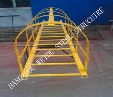 Frp Grp Fiberglass Fixed Ladder With Cages & Walk Through Ladder ...