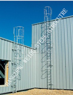 Frp Grp Fiberglass Fixed Ladder With Cages & Walk Through Ladder ...