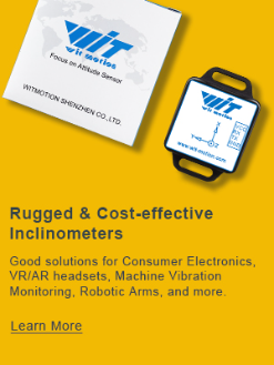 Hwt905-rs232 High-precision Inclinometer 36v Acceleration & Tilt Angle ...