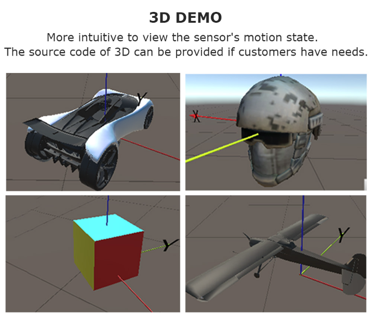 Superior-stbility 6 Axis Accelerometer Vibration Sensor Gyroscope Wt61 ...