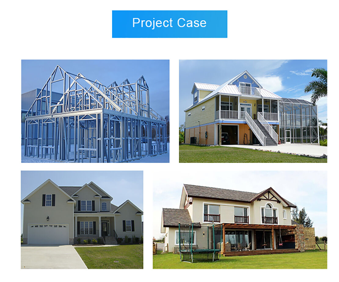 Buy Wholesale China Light Steel Frame House Building Prefab Houses ...