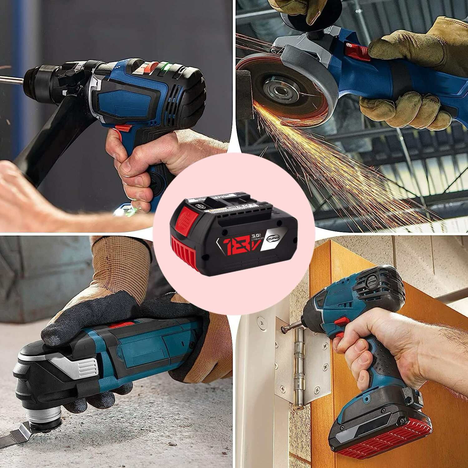 Buy Wholesale China Gba180 18v Rechargeable Power Tool Battery For ...