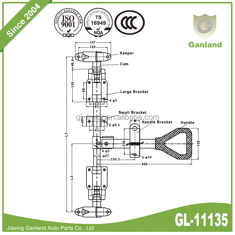 27mm Trailer Handle Locking Gear Van Lock Gl-11135 $16 - Wholesale ...