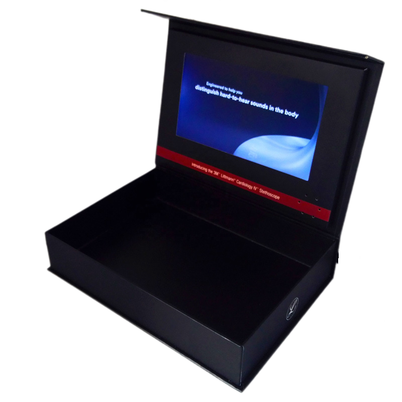 Custom Video Brochure Box Lcd Video Gift Box - China Wholesale Lcd ...