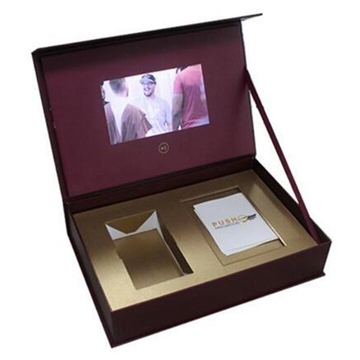 Custom Video Brochure Box Lcd Video Gift Box - China Wholesale Lcd ...