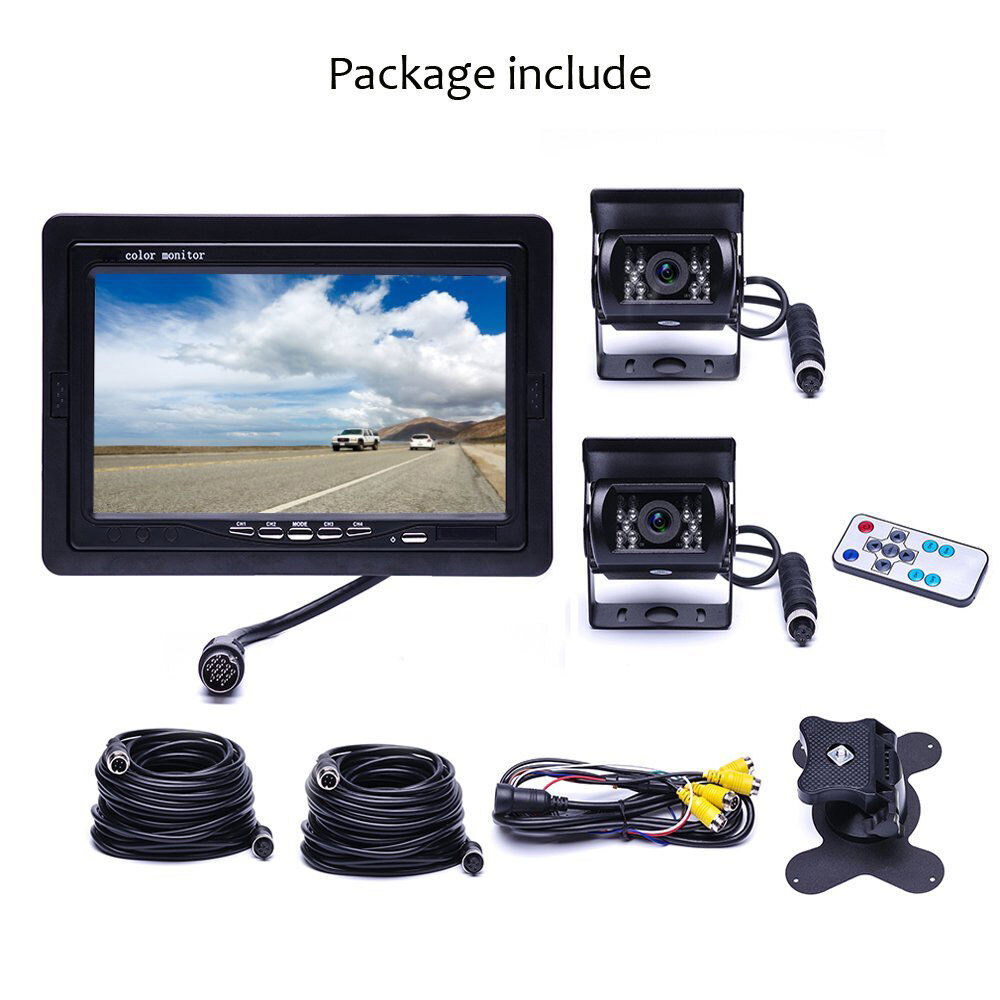 Bulk Buy China Wholesale Podofo 7" Split Screen Quad Monitor 2x Reverse ...