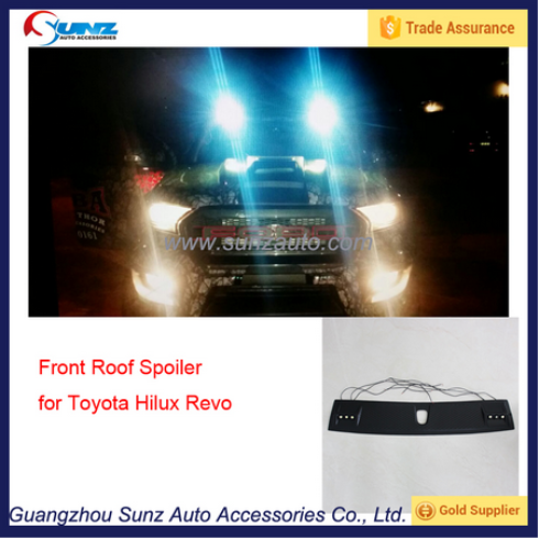 Hilux Revo Front Roof Spoiler With Drl Led Light Body Kit Accessories ...