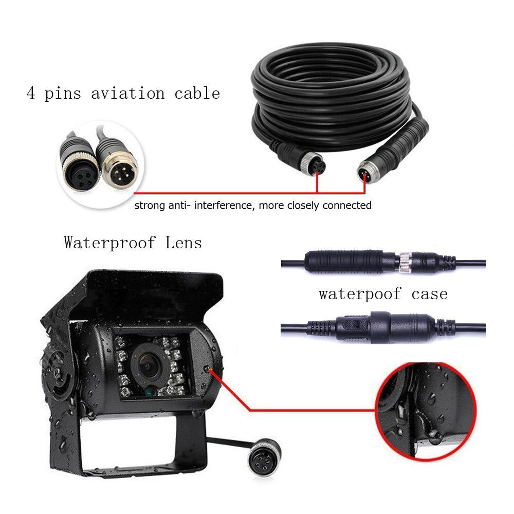 Buy Wholesale China Podofo 9'' Quad Split Monitor Car Rear View Camera ...