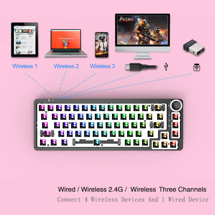Buy Standard Quality China Wholesale Oem Wireless Bt 2.4g Mechanical ...