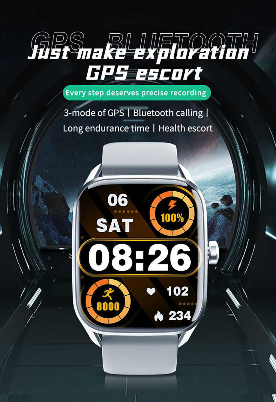 Buy Wholesale China Factory Price Gps,beidou,glonass Smart Watch Bt ...