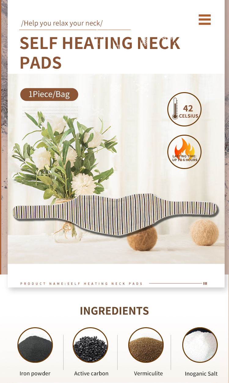 Wearable Heating Pad Heat Therapy Patches For Neck Heat Wraps For Neck ...