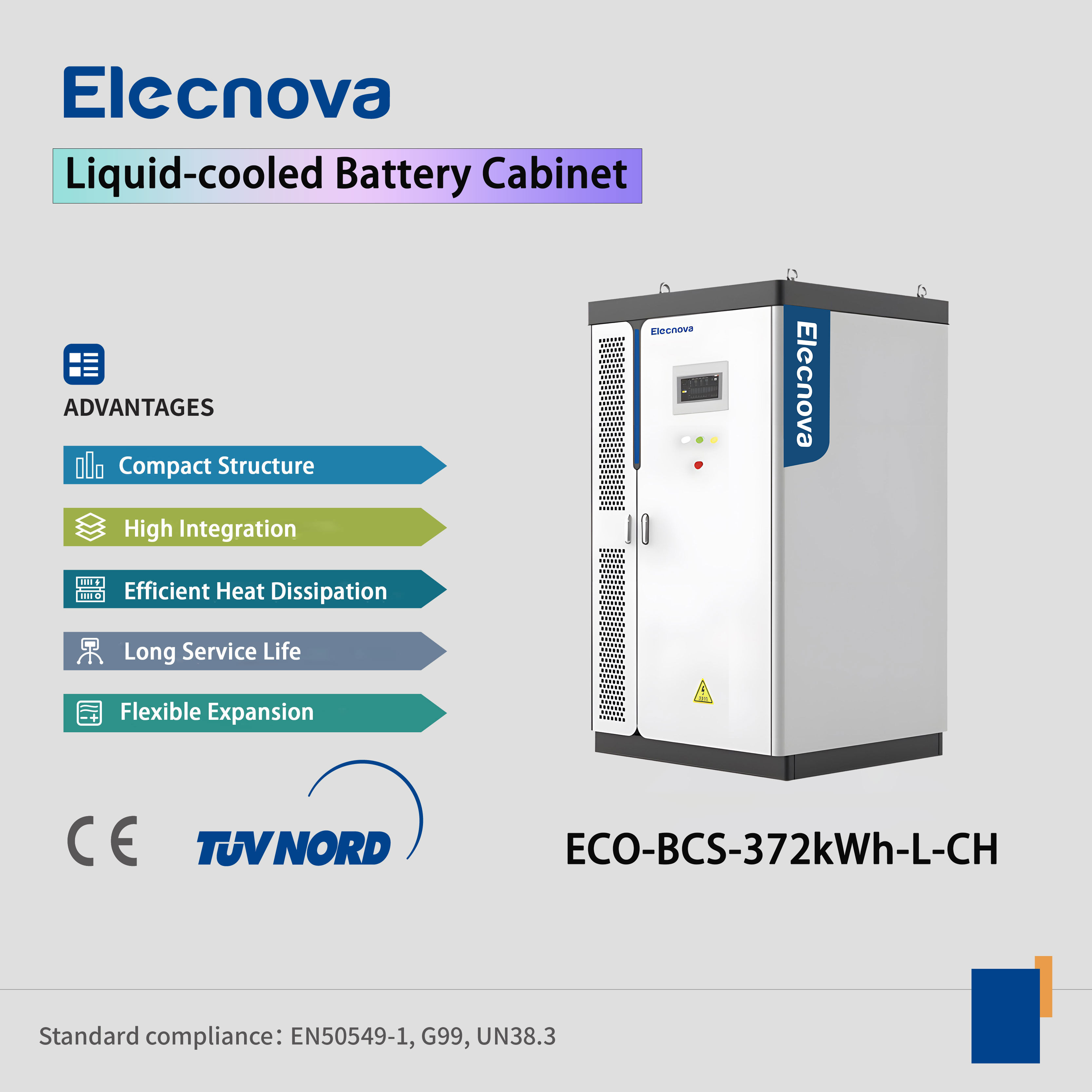Elecnova On Grid Off Grid Seamless Switching Hybrid Power Solution Bess Lithium Battery System