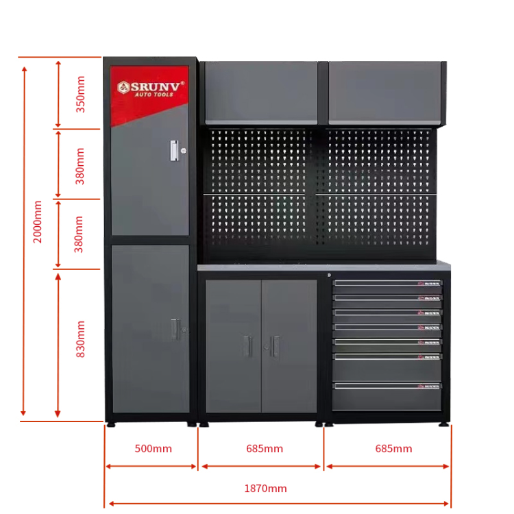 Customizable Combination Large Size Auto Repair Tool Car Parts Storage ...