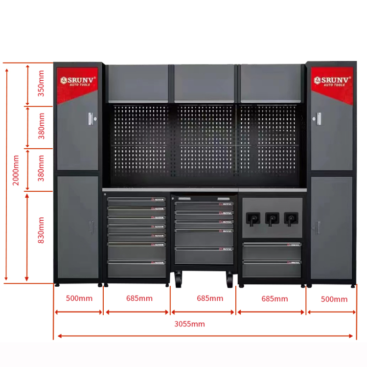Customizable Combination Large Size Auto Repair Tool Car Parts Storage ...