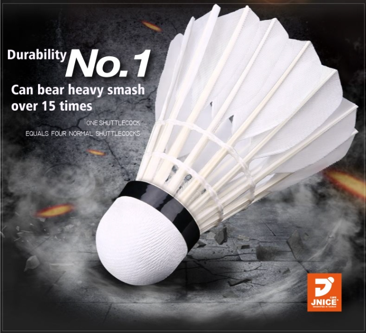 Jnice Non-labeled Premium Duck Feather Badminton Shuttlecock ...