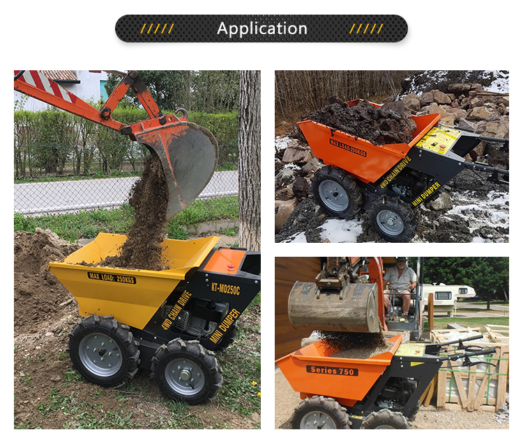 Hot Sale Self Loading Water Conservancy Using Small Wheeled Track Skid ...