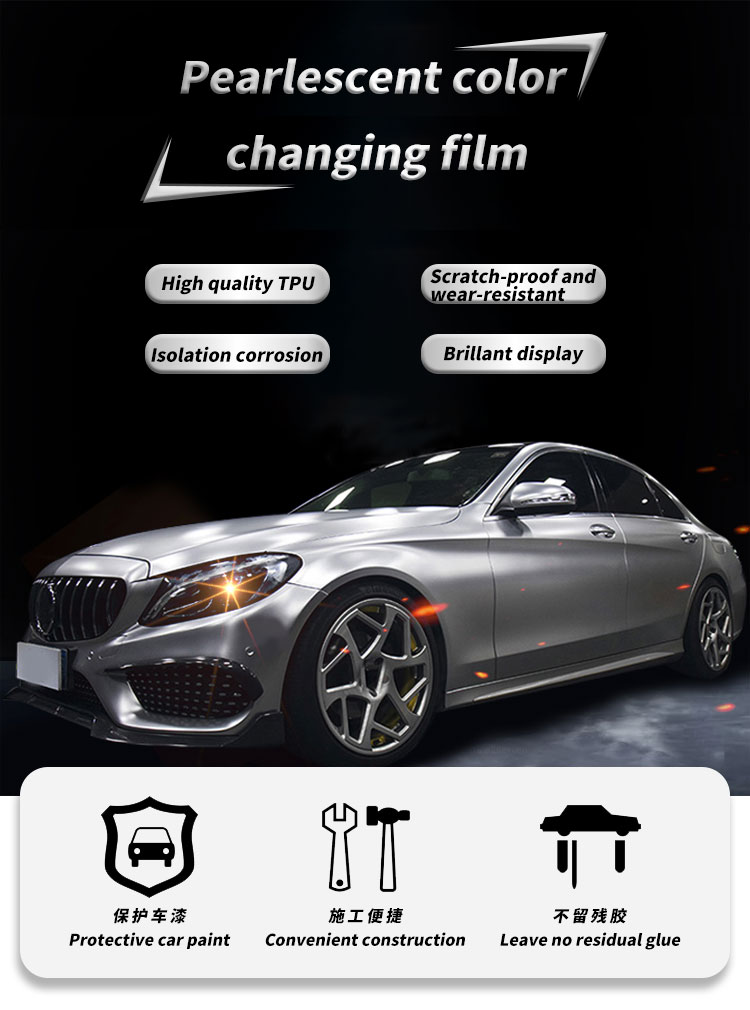 Free Sample Tpu Gentian Blue Metallic Color Changing Car Film Ppf Paint ...