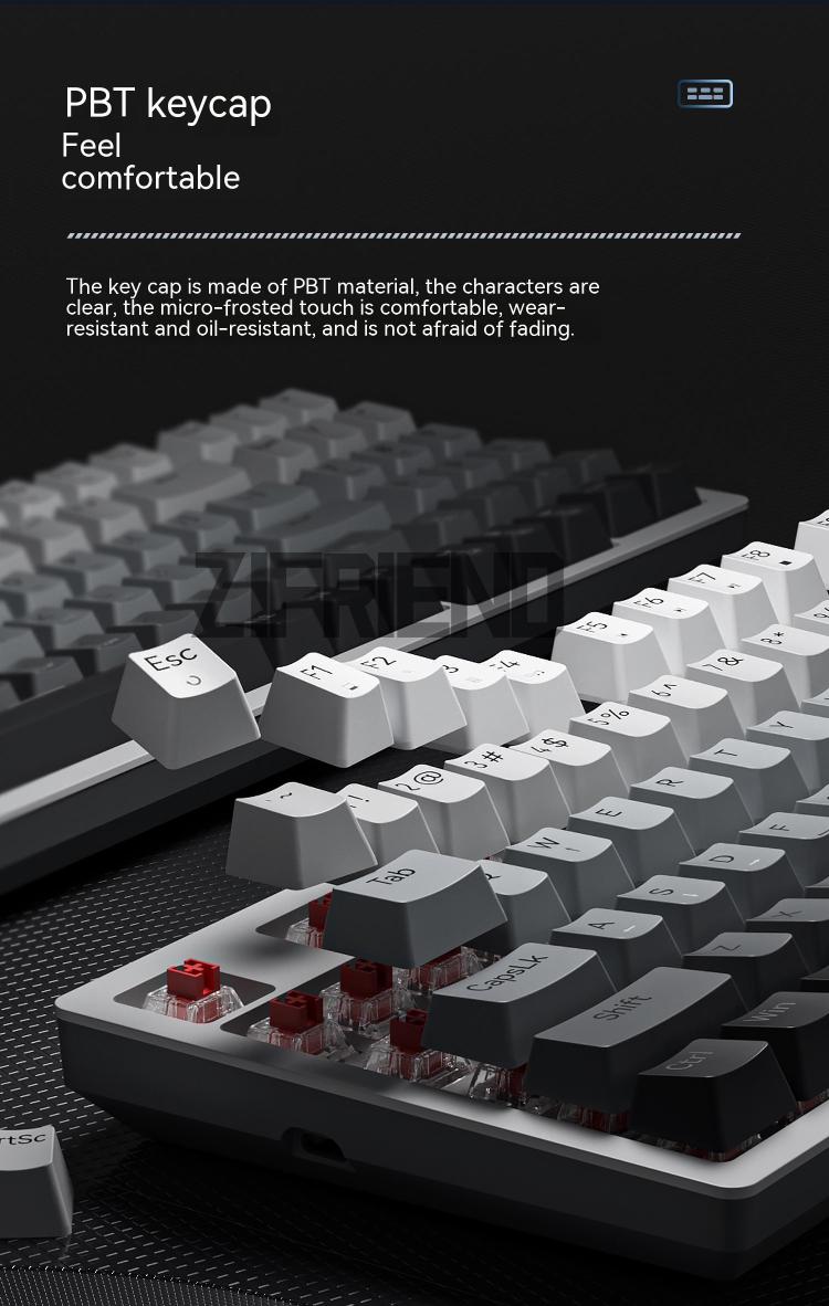 Buy Wholesale China 90% Keyboard 94 Keys Hot Swappable Blue Red Switch ...