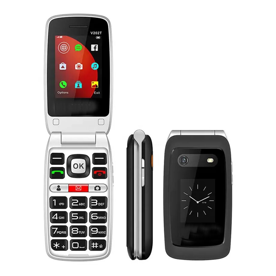 2.4 Inch Mini Mobile Phone Big Button 4g Lte Flip Feature Phone - China ...