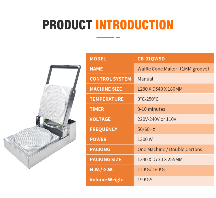 Bulk Buy China Wholesale Ice Cream Bowl 1mm Groove Nonstick Waffles ...