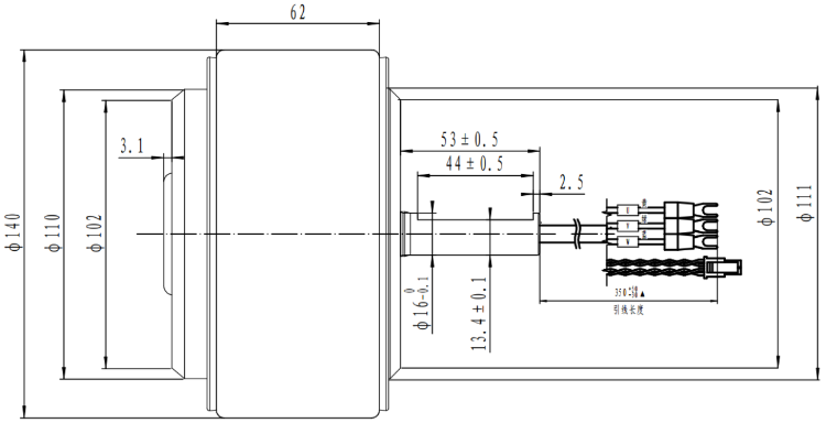 Dmke 5.5inch 36v-48v 155w Ip65 Brushless Single Axis Anti Slip Tire ...