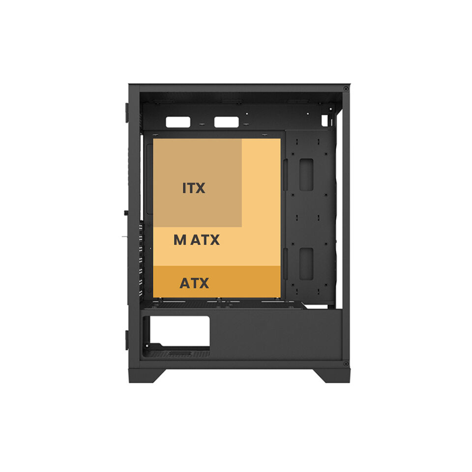 Mid Tower Computer Case Atx Gaming Computer Pc Case Open Side Panel ...