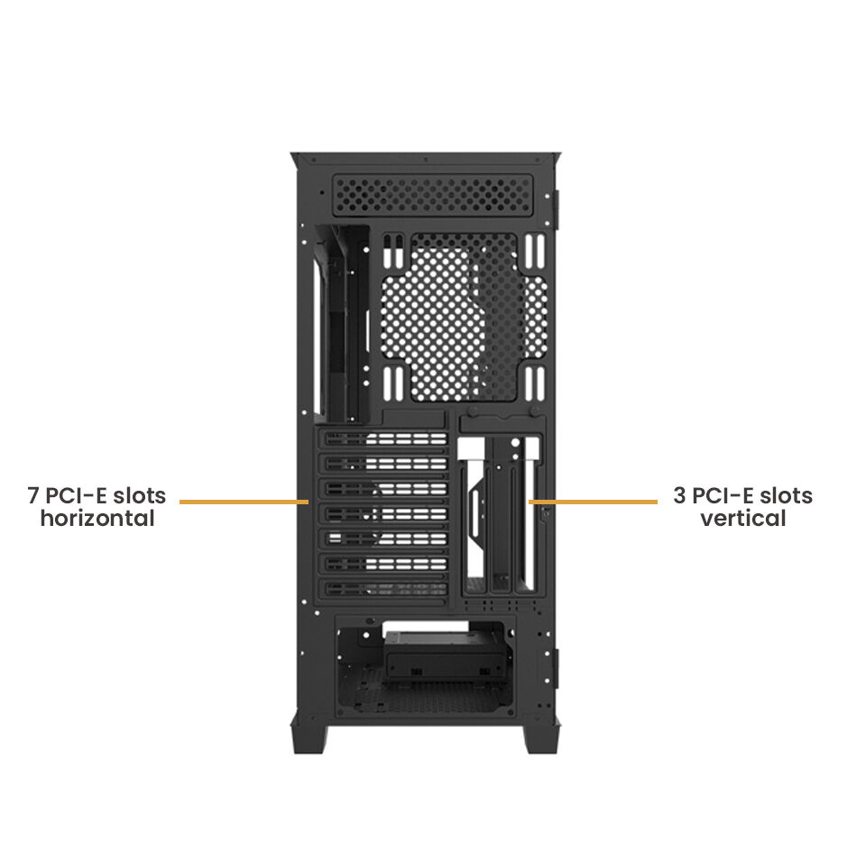 Mid Tower Computer Case Atx Gaming Computer Pc Case Open Side Panel ...