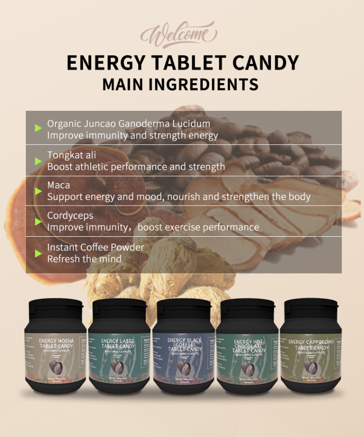 Bulk Buy China Wholesale Oem Chewable Instant Coffee Maca Candy Tablets ...