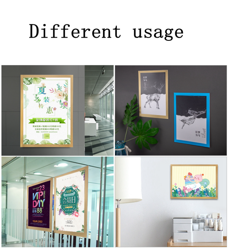 Pvc A2/a3/a5/a6 Self Adhesive Magnetic Poster A4 Certificate Frame $0. ...