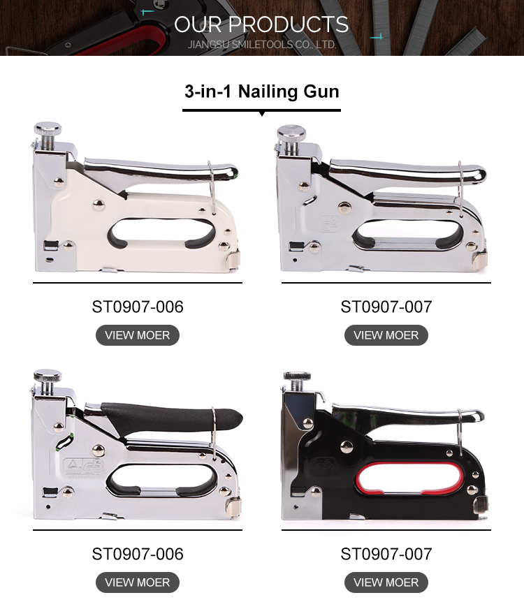 Buy Wholesale China Black Color Staple Gun Machine Heavy-duty Aluminum ...