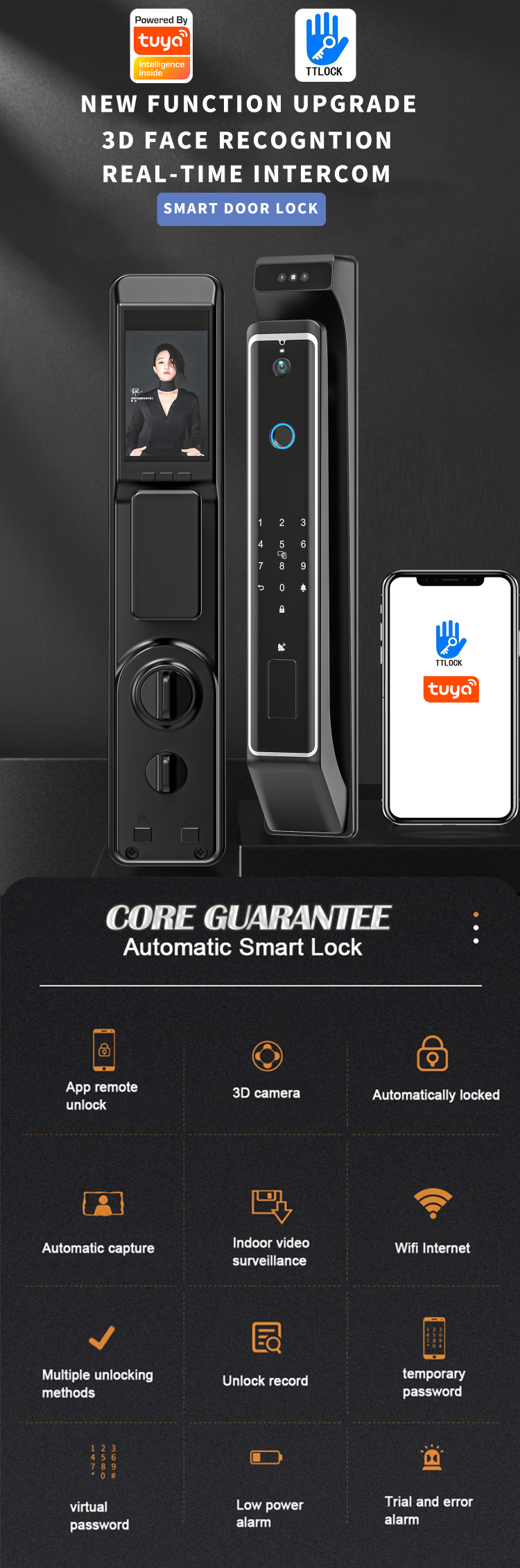 Buy Wholesale China Intelligent Tuya App Fingerprint Digital Smartlock ...