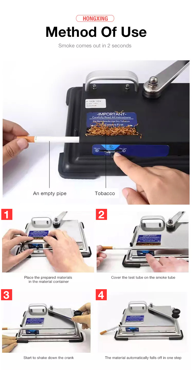 Buy Wholesale China Tapered Plastic Cigarette Device Machine 110mm ...