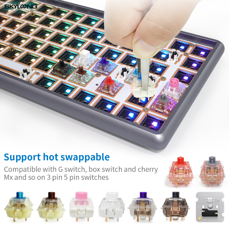 Buy Wholesale China Skyloong Hot Swappable Cnc 84 Keys Wireless ...