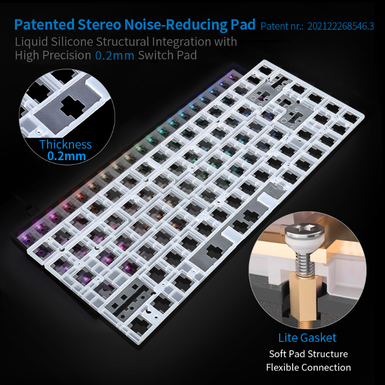 Buy Wholesale China Skyloong Hot Swappable Cnc 84 Keys Wireless ...