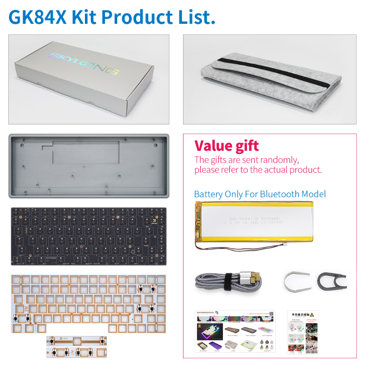 Buy Wholesale China Skyloong Hot Swappable Cnc 84 Keys Wireless
