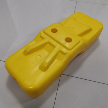Temporary Fence Base Concrete Filled Blow Moulded Plastic Feet For ...