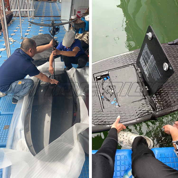 2023 New Carbon Fiber Surf Jet Board Green Electric Efoil Board ...