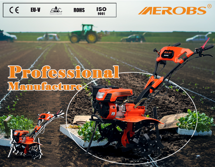 Aerobs Oem 170f/p 5.5kw 7.5hp Cultivators Machinery 2 Wheel Drive Power ...